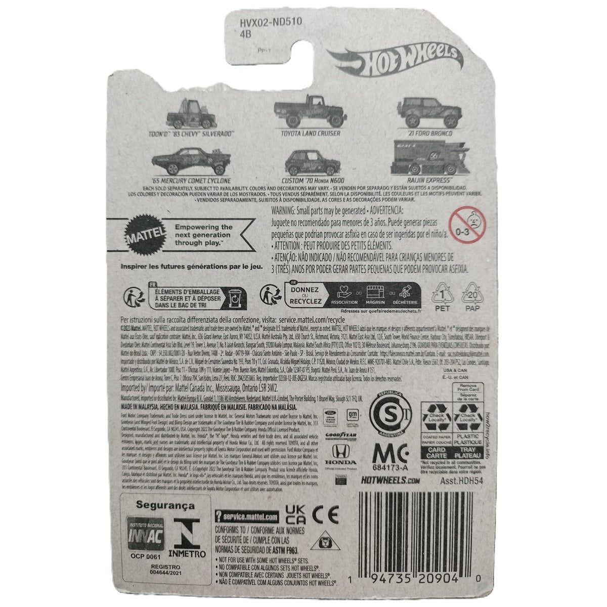 Hot Wheels '21 Ford Bronco (56 Anniversary) – DYZ Online Store